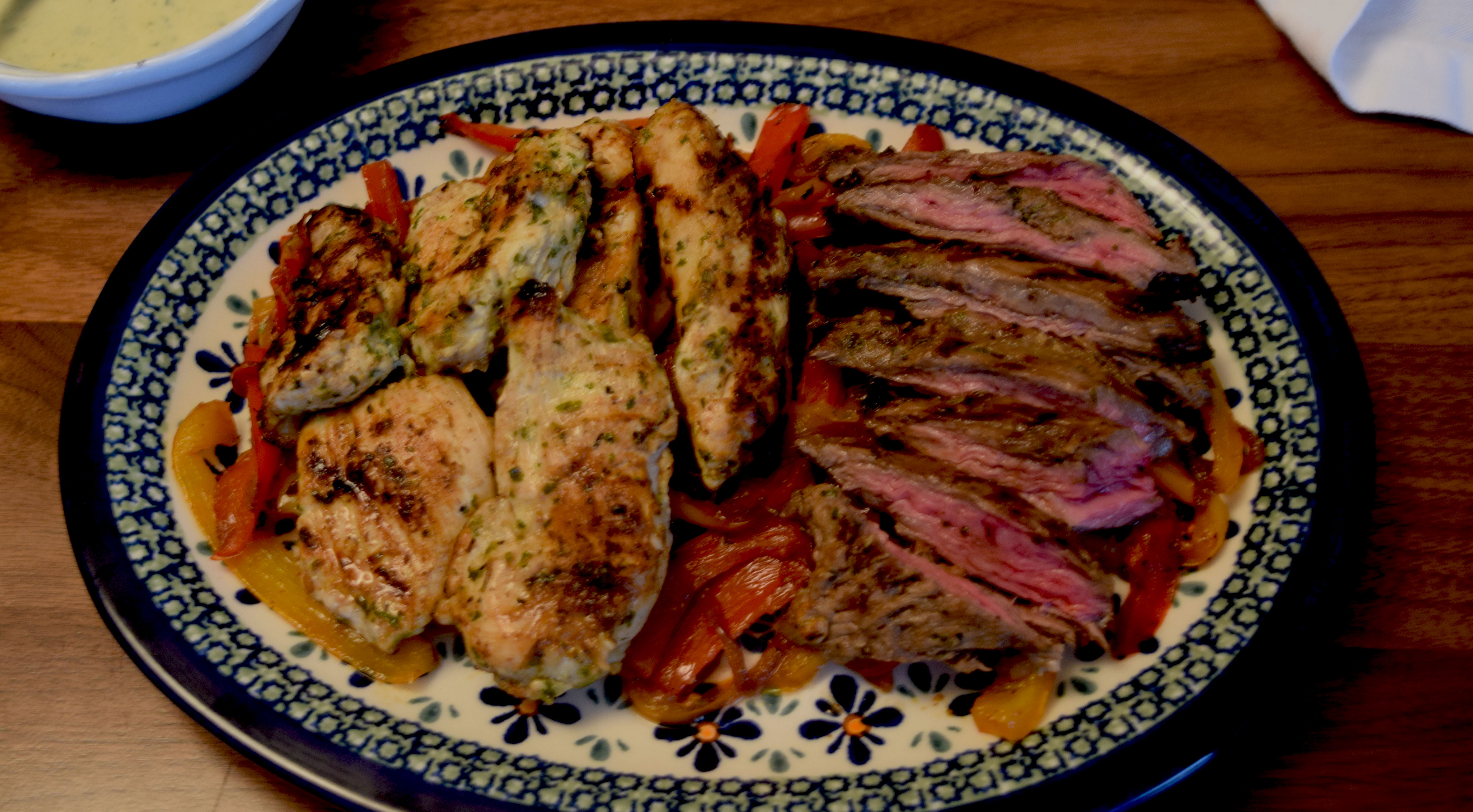 Latin Party Platter: Grilled Chimichurri Chicken and Steak - Witten Kitchen
