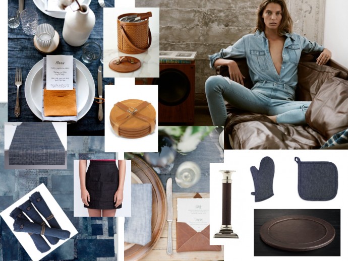 #Trending: Denim and Leather Table Decor - Witten Kitchen