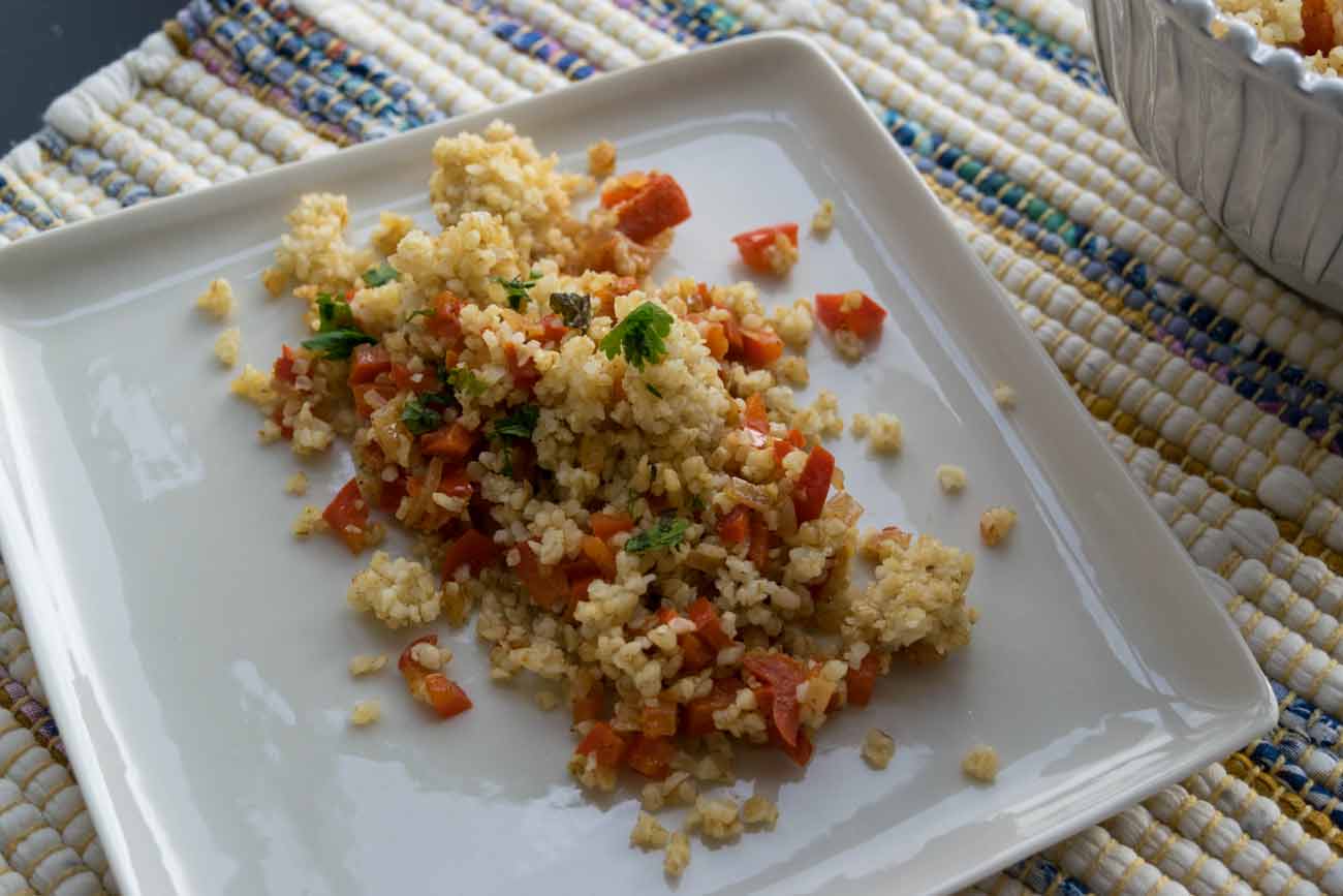 Moroccan Pepper Bulgar Salad - Witten Kitchen