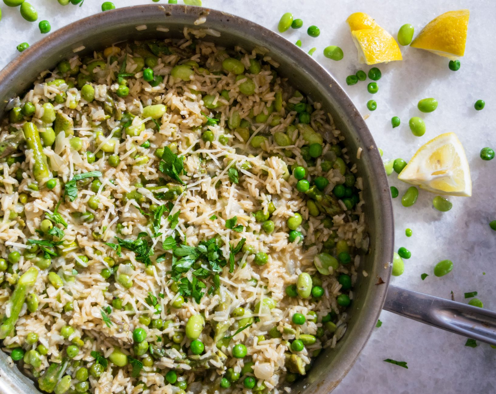 Spring Greens, Lemony Ginger Baked Rice Pilaf - Witten Kitchen