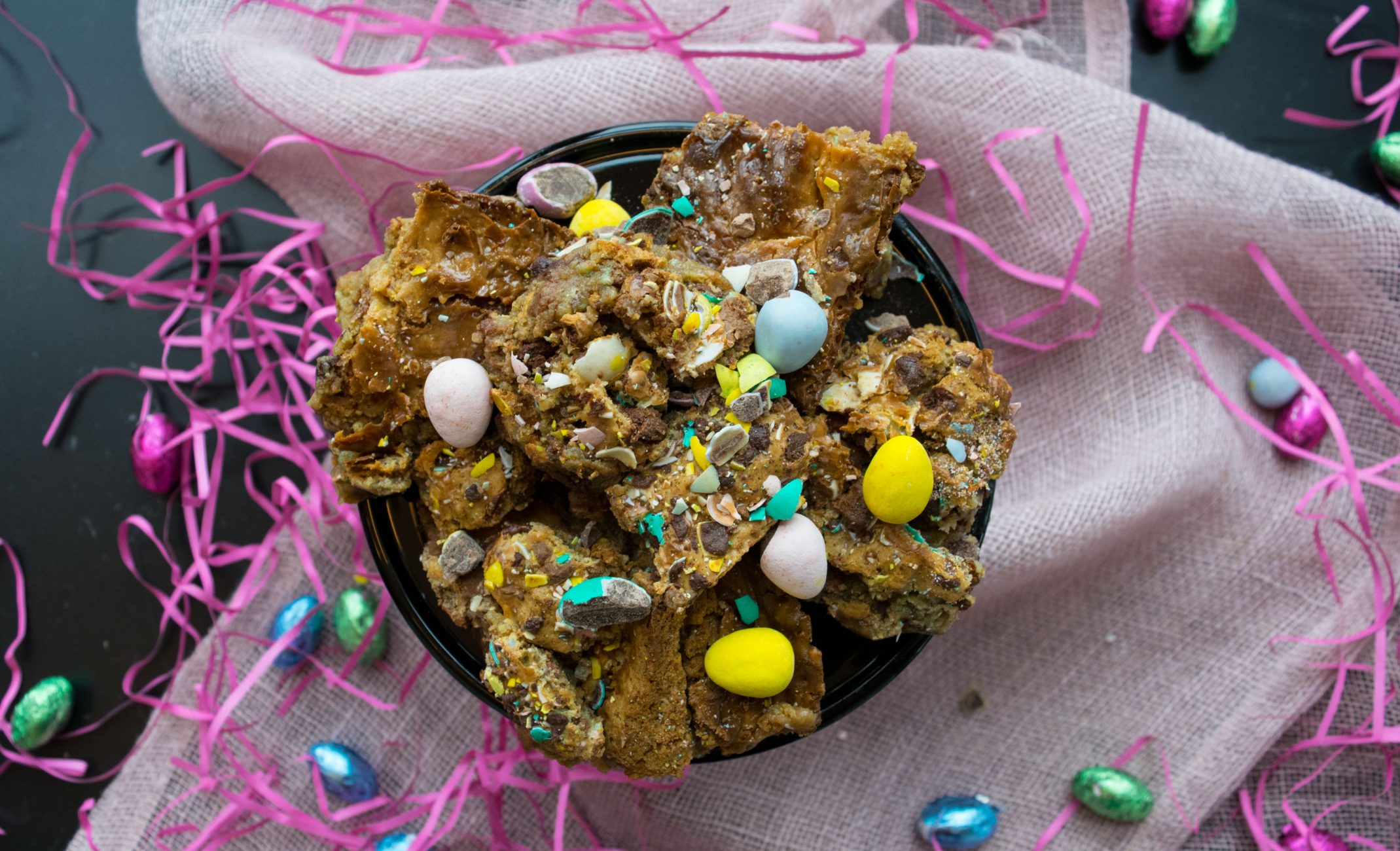 Easter Egg Dulce De Leche Dream Bars - Witten Kitchen